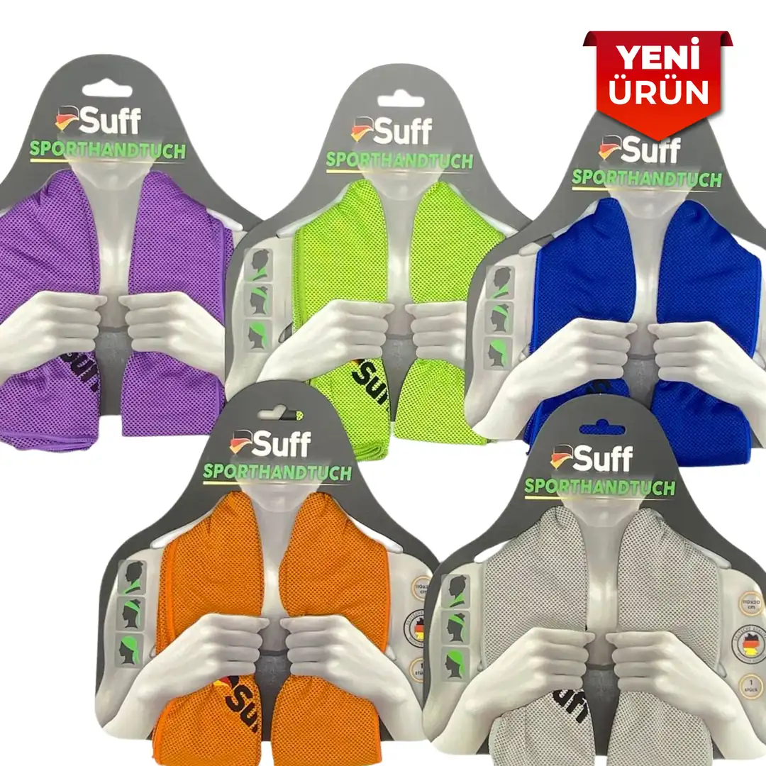 Suff Sporcu Soğutma Havlusu 110x30cm Süper Emici Şok Kuruma 5248