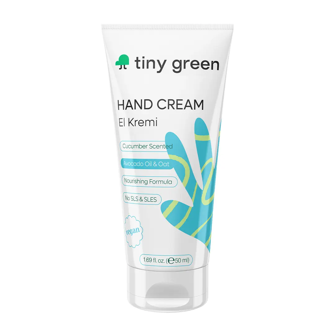Cucumber Scented Moisturizing Hand Cream - 50 ML | Tiny Green
