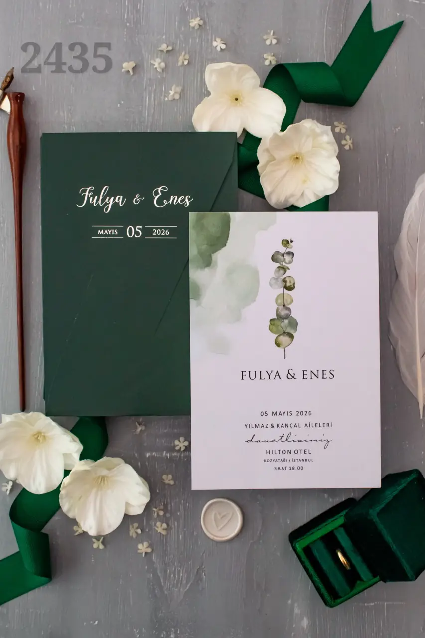 Ekonomik Davetiye | Pink Point Davetiye 2435 | Pink Point Davetiye