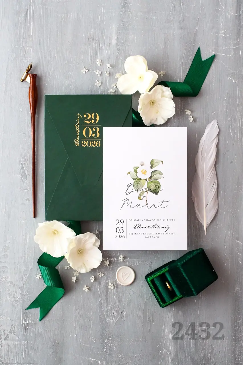 Ekonomik Davetiye | Pink Point Davetiye 2432 | Pink Point Davetiye