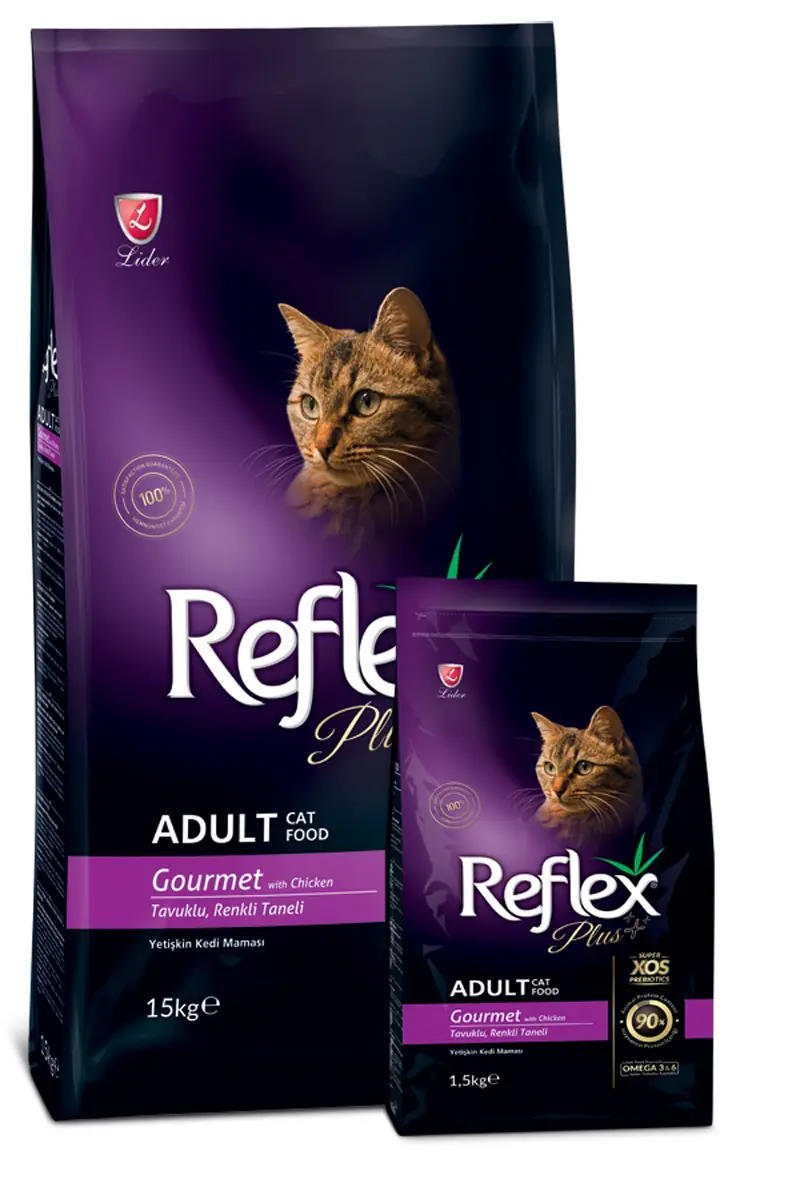 Reflex Plus Gourmet Tavuklu Yetişkin Kedi Maması 15 kg