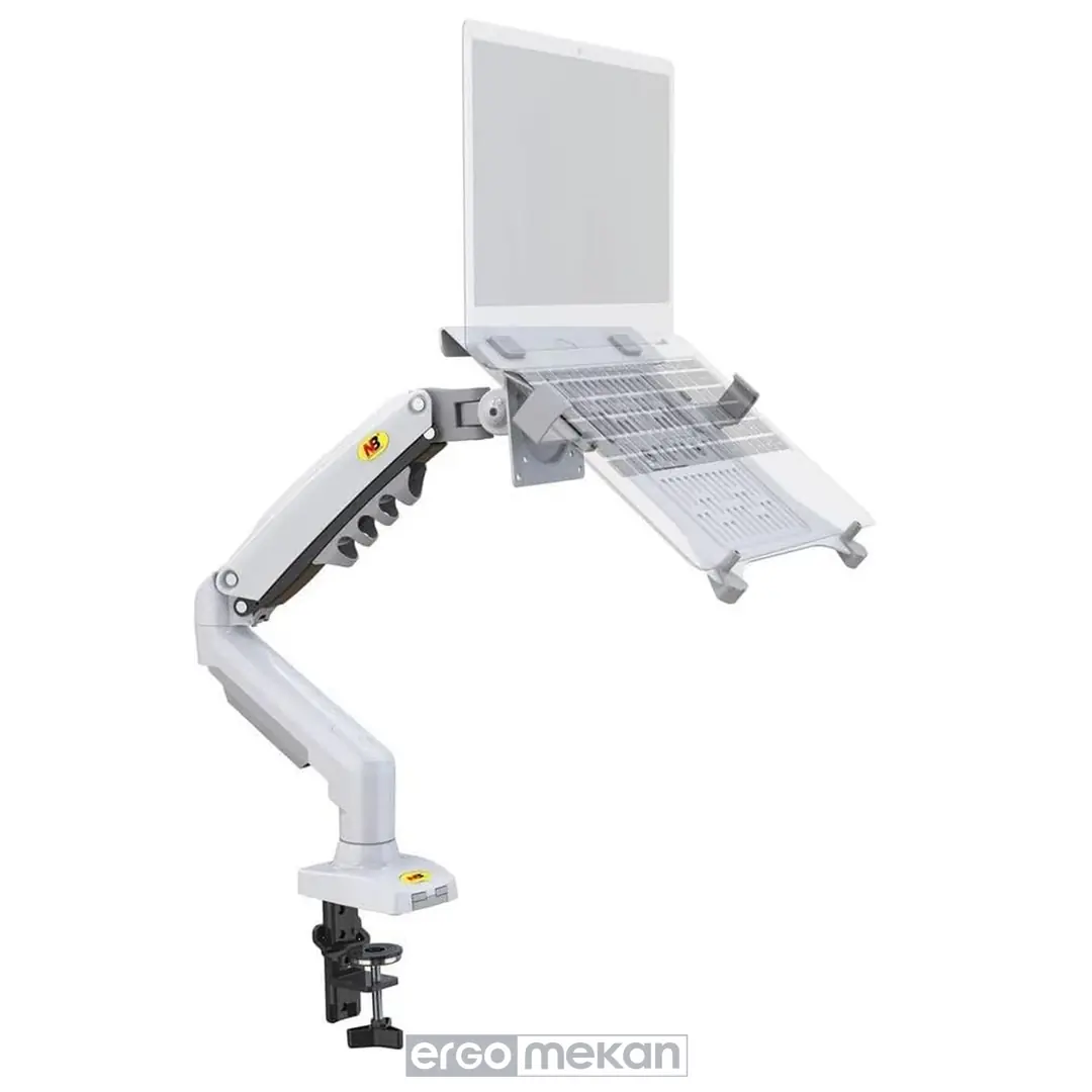 North Bayou NB-F80 Single Monitor Stand and Laptop Stand with Shock ...