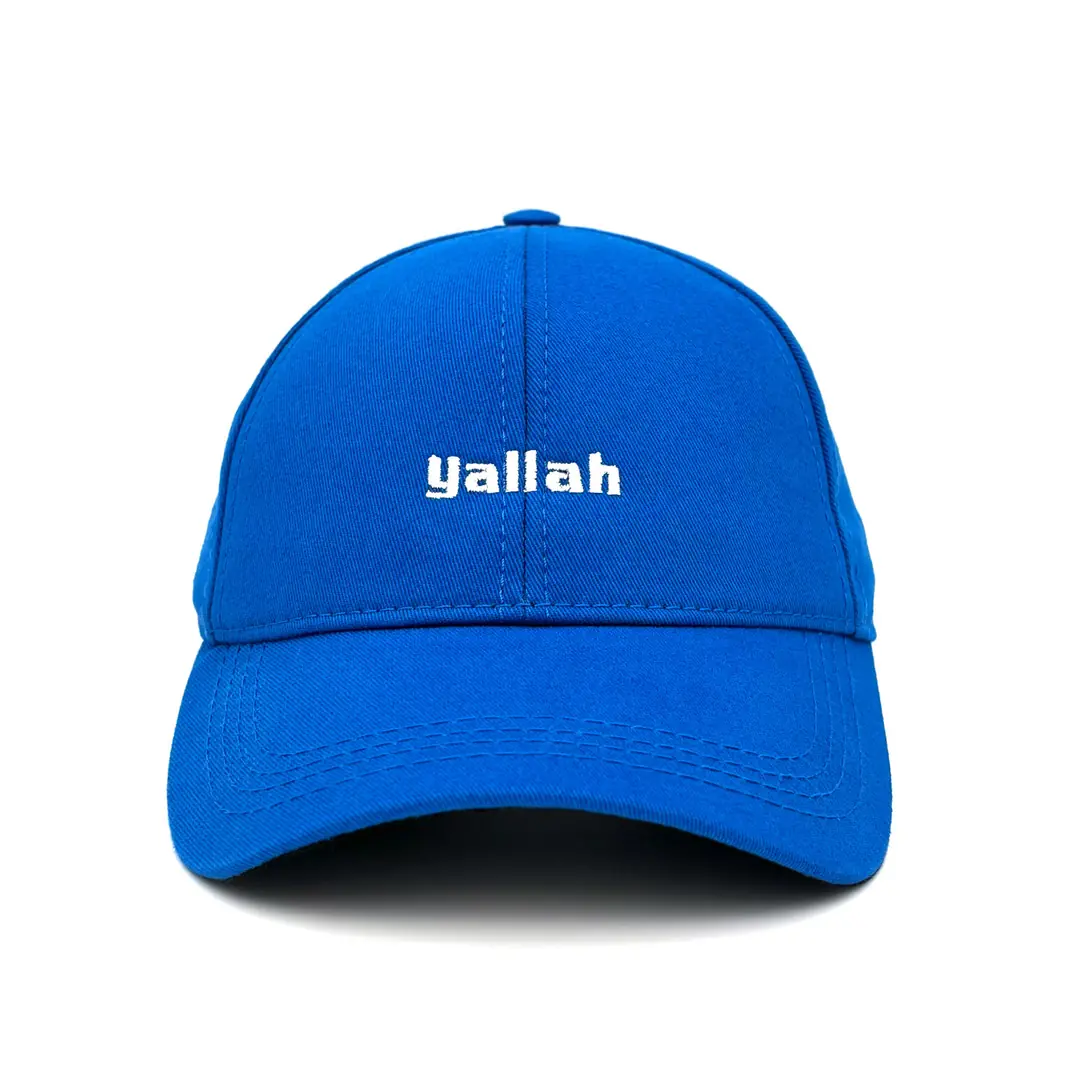Yallah Nakış İşlemeli Mavi Şapka - Hatclo