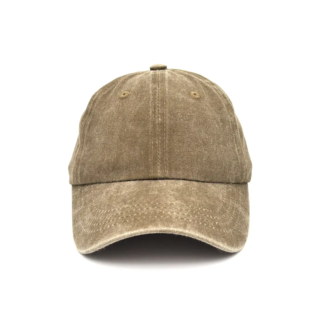Basic Cap Washed Khaki - Hatclo