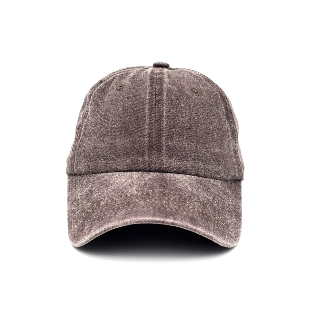 Vintage Kahverengi Basic Şapka - Hatclo