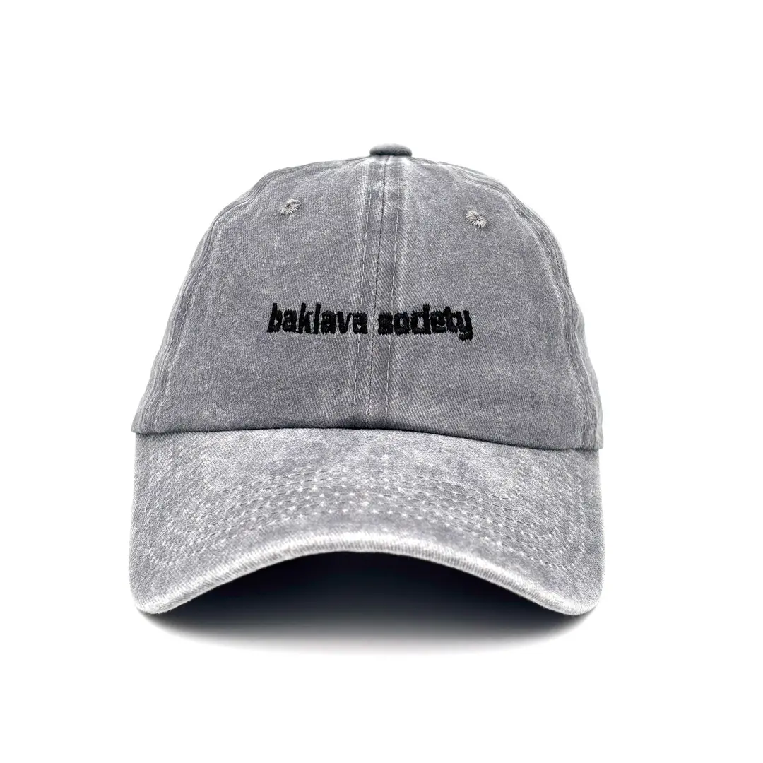 BAKLAVA SOCIETY CAP 014 GREY