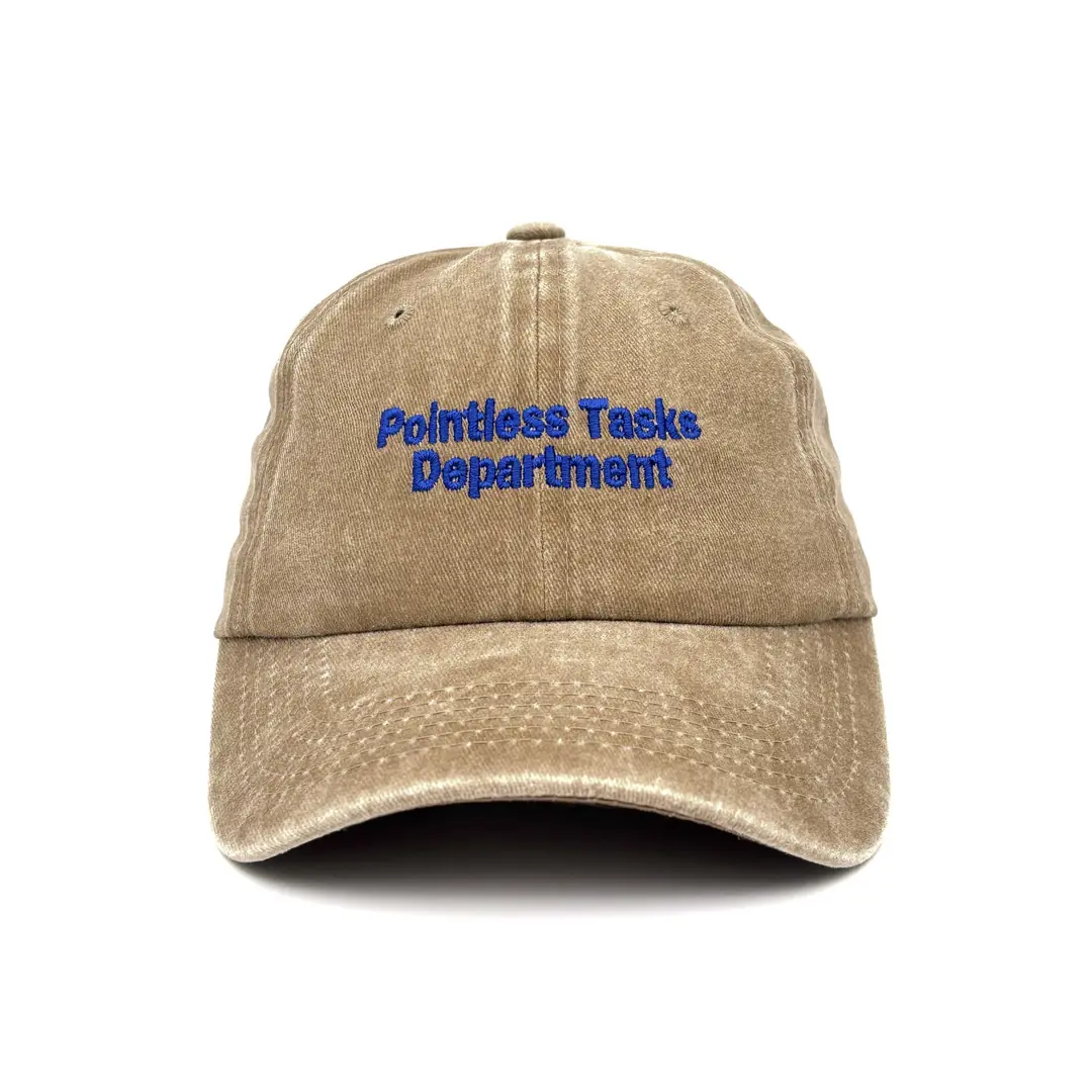 Pointless Tasks Department Cap - Hatclo