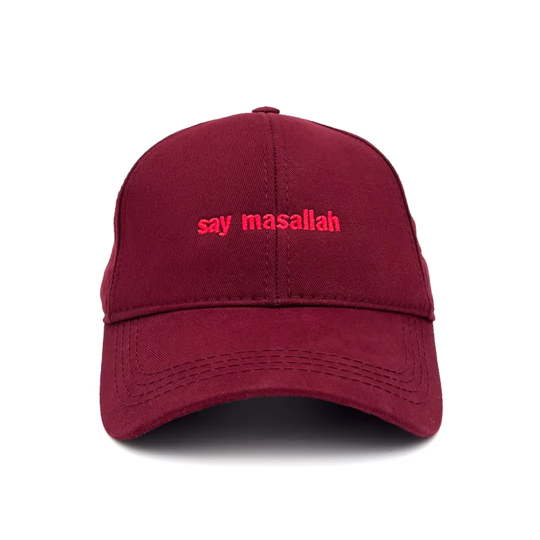 Say Masallah Burgundy Cap - Hatclo