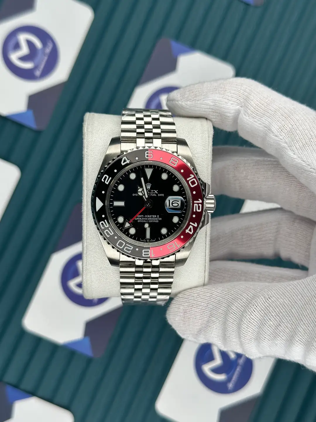 ROLEX GMT MASTER II BLACK DIAL COCO COLA JUBILE