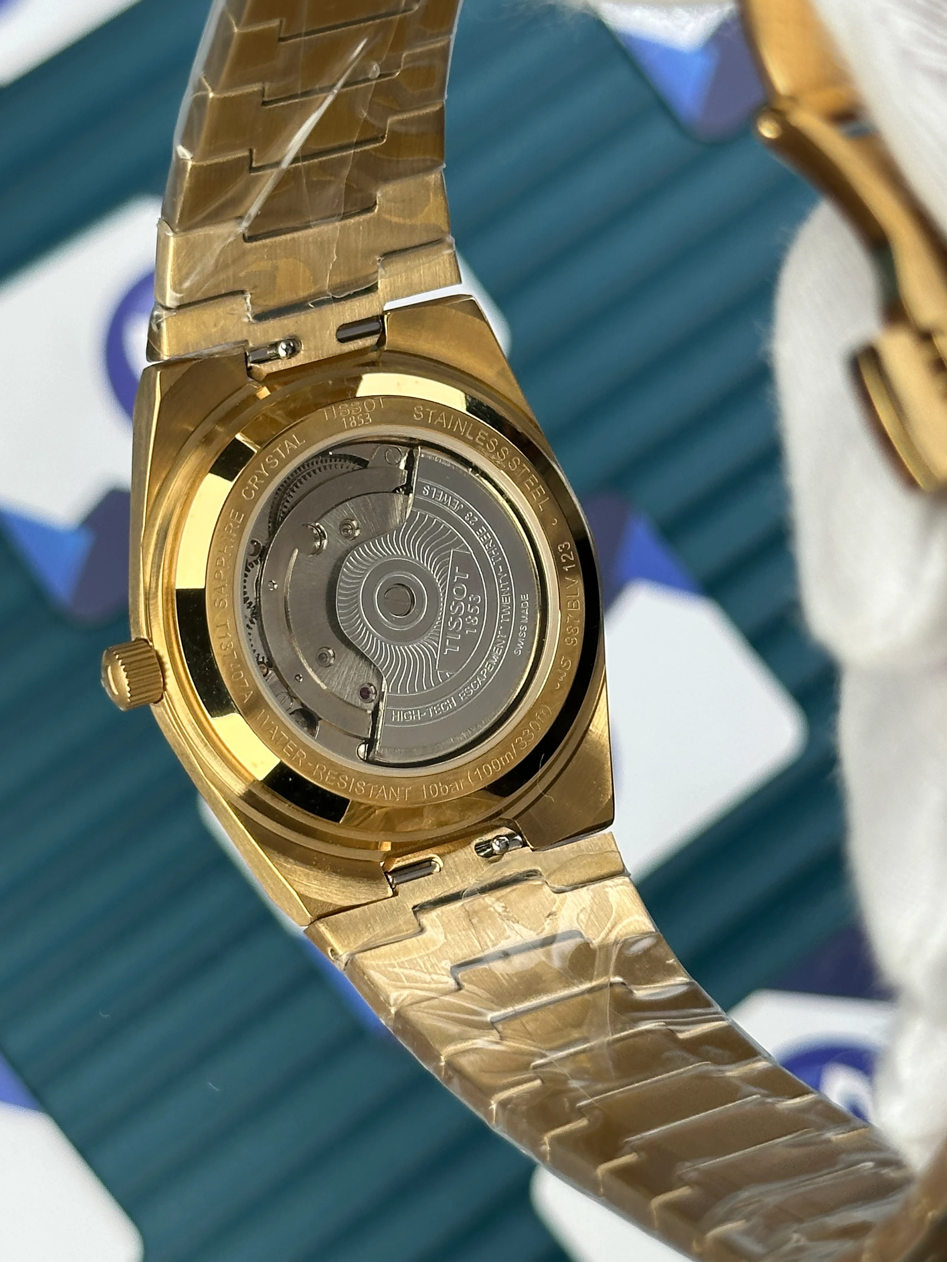 TISSOT PRX POWERMATIC AUTOMATIC GOLD DIAL GOLD