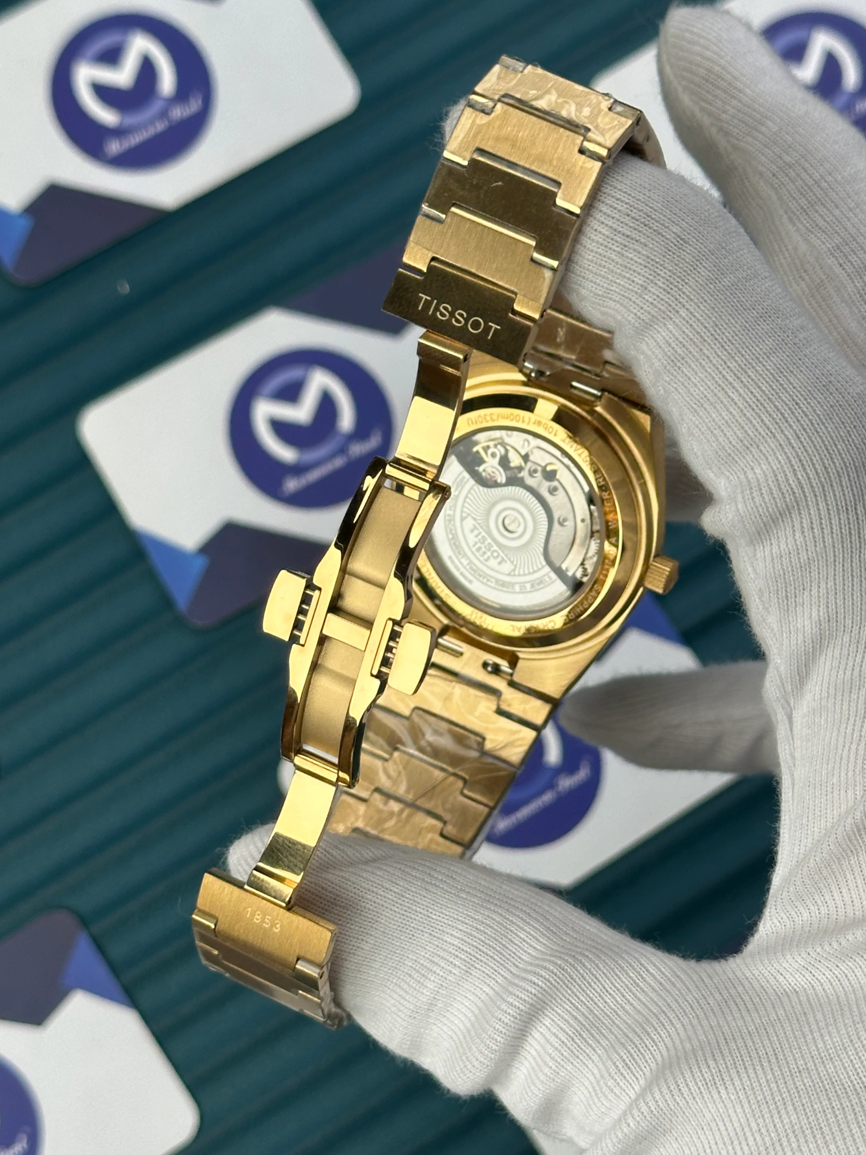 TISSOT PRX POWERMATIC AUTOMATIC GOLD DIAL GOLD