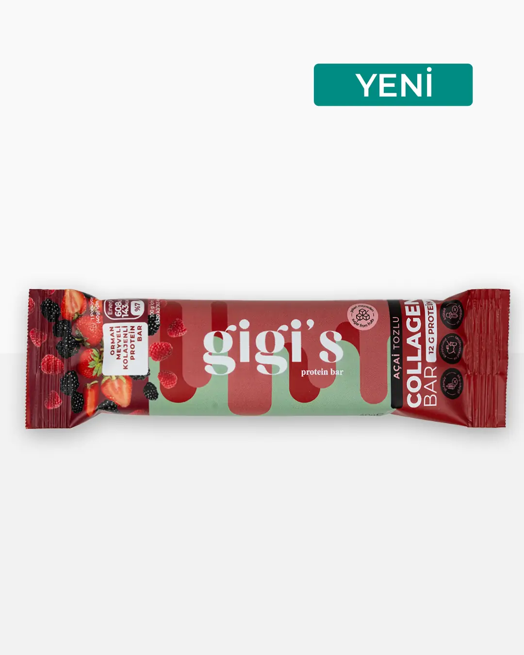 Orman Meyveli Kolajenli Protein Bar