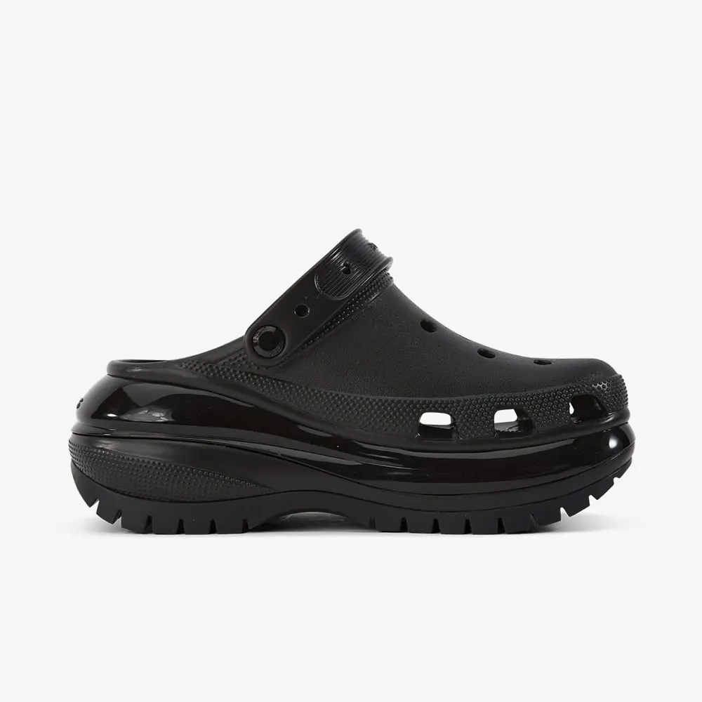 Crocs Classic Mega Crush Clog 'Black' - WUNDER
