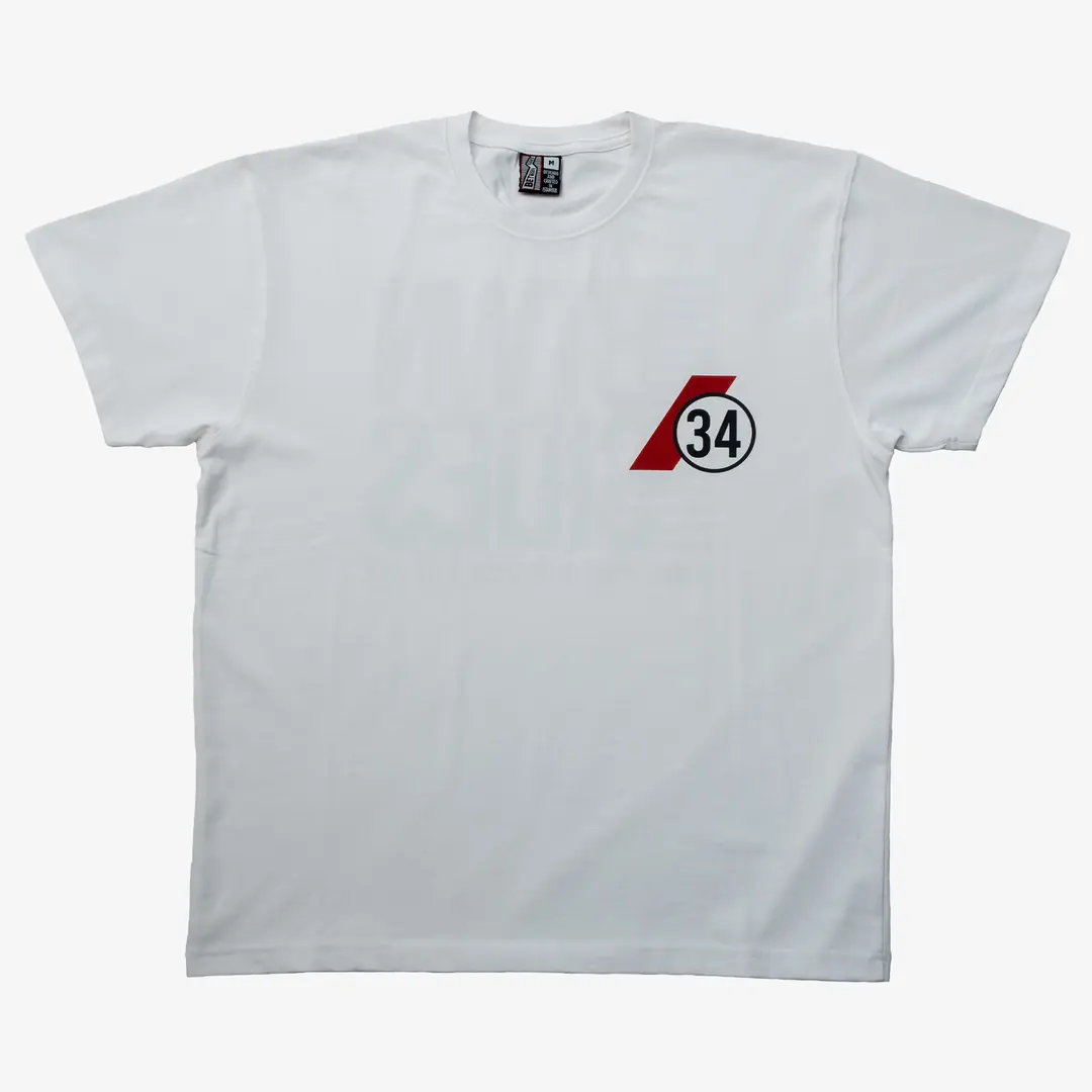 Between Sides Team 34 T-Shirt 'White' - WUNDER
