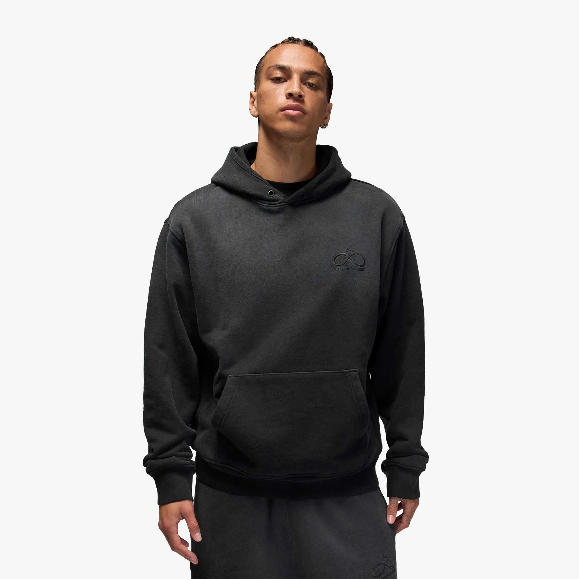 Air Jordan x Infinite Archives Fleece Hoodie 'Black' - WUNDER