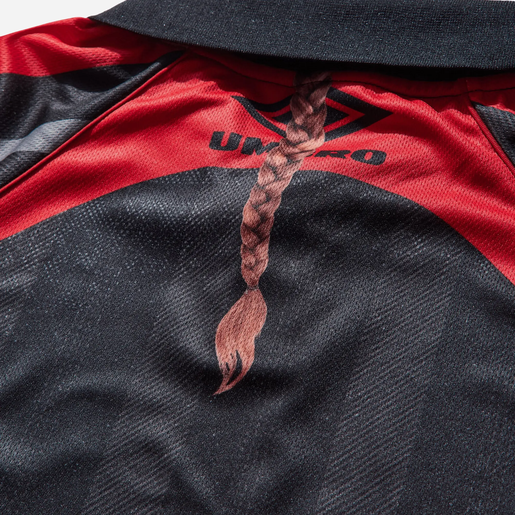 UMBRO 01 03 Polo 'Black Red' - WUNDER