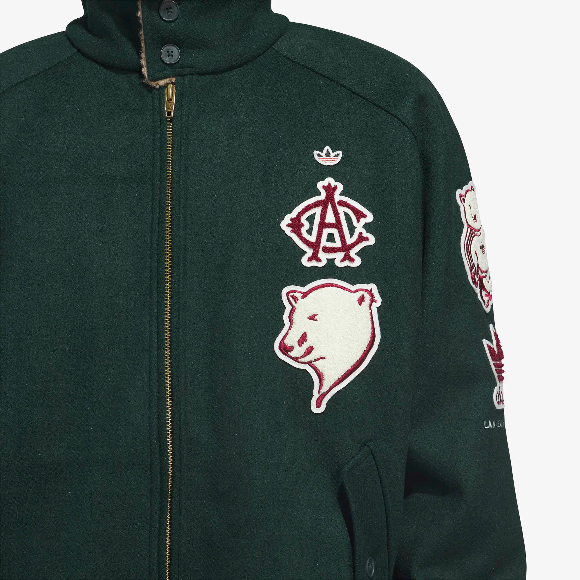 adidas x CLOT Patch Jacket by Edison Chen 'Green Night' - WUNDER