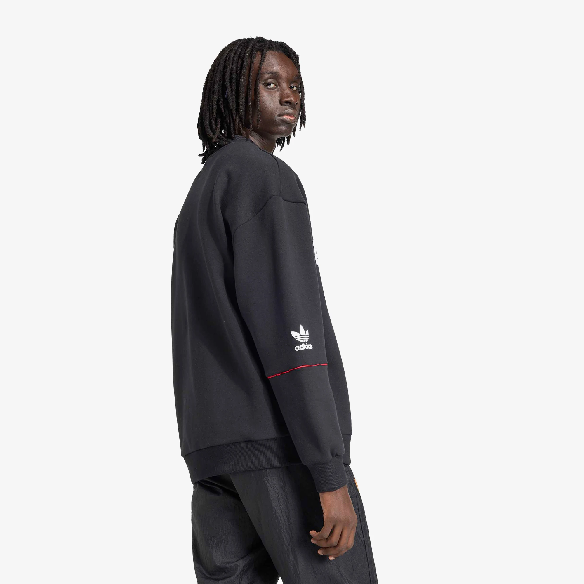 adidas Manchester United Crew Sweat '90 'Black' - WUNDER