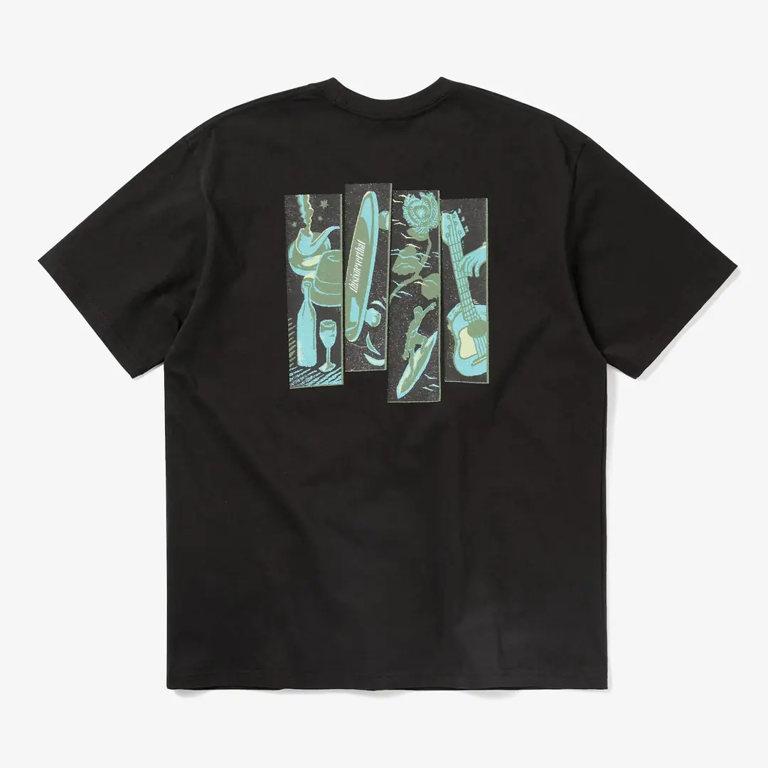 thisisneverthat 4 Panels Tee 'Off Black' - WUNDER