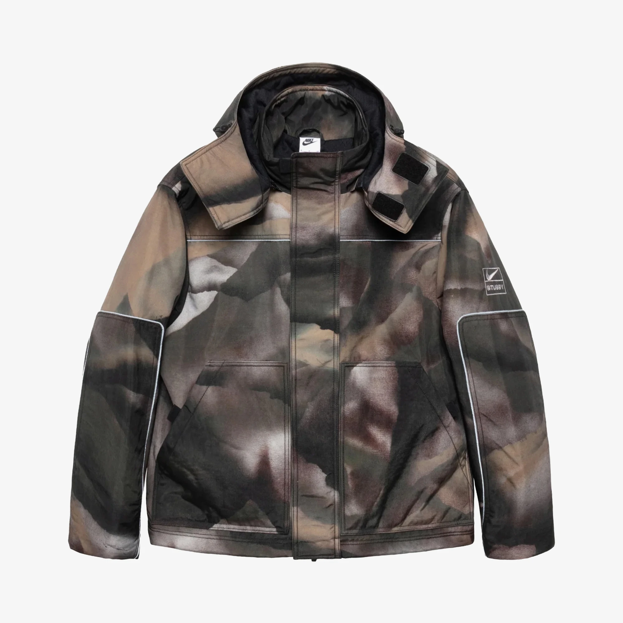 Nike x Stussy Utility Hooded Jacket 'Green' - WUNDER
