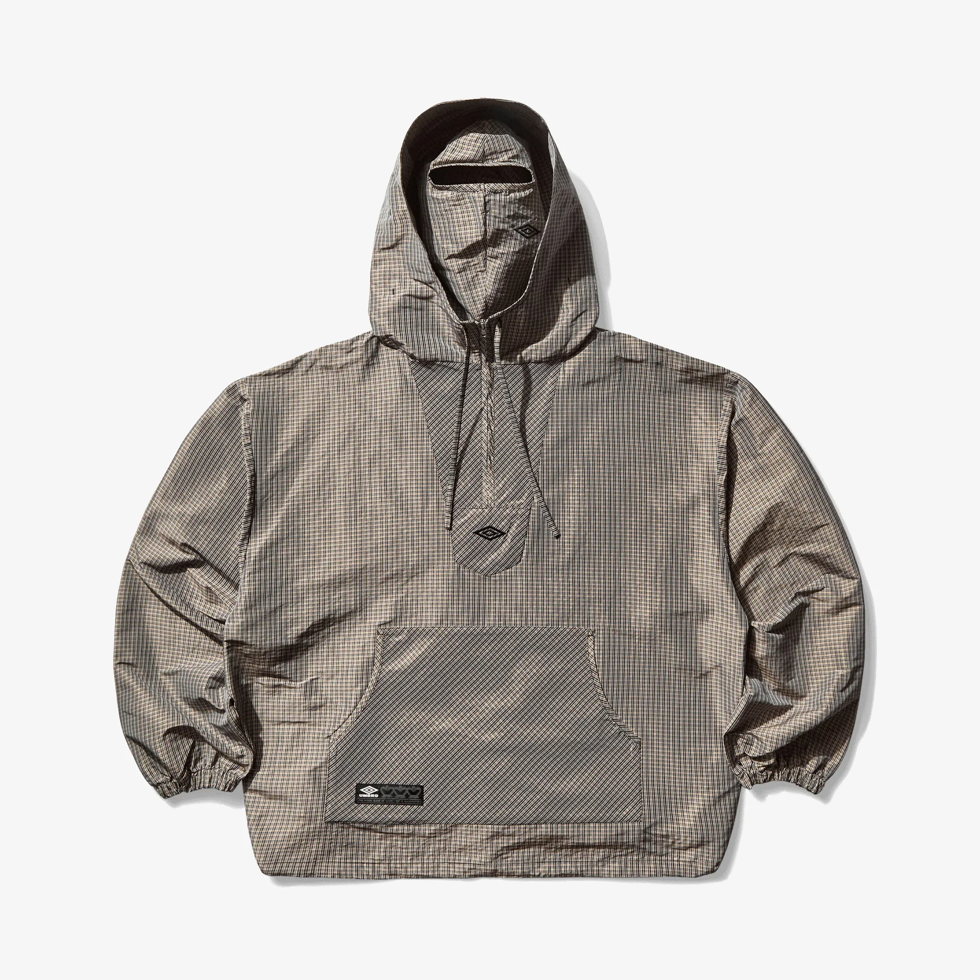 UMBRO Masked Check Anorak 'Beige' - WUNDER
