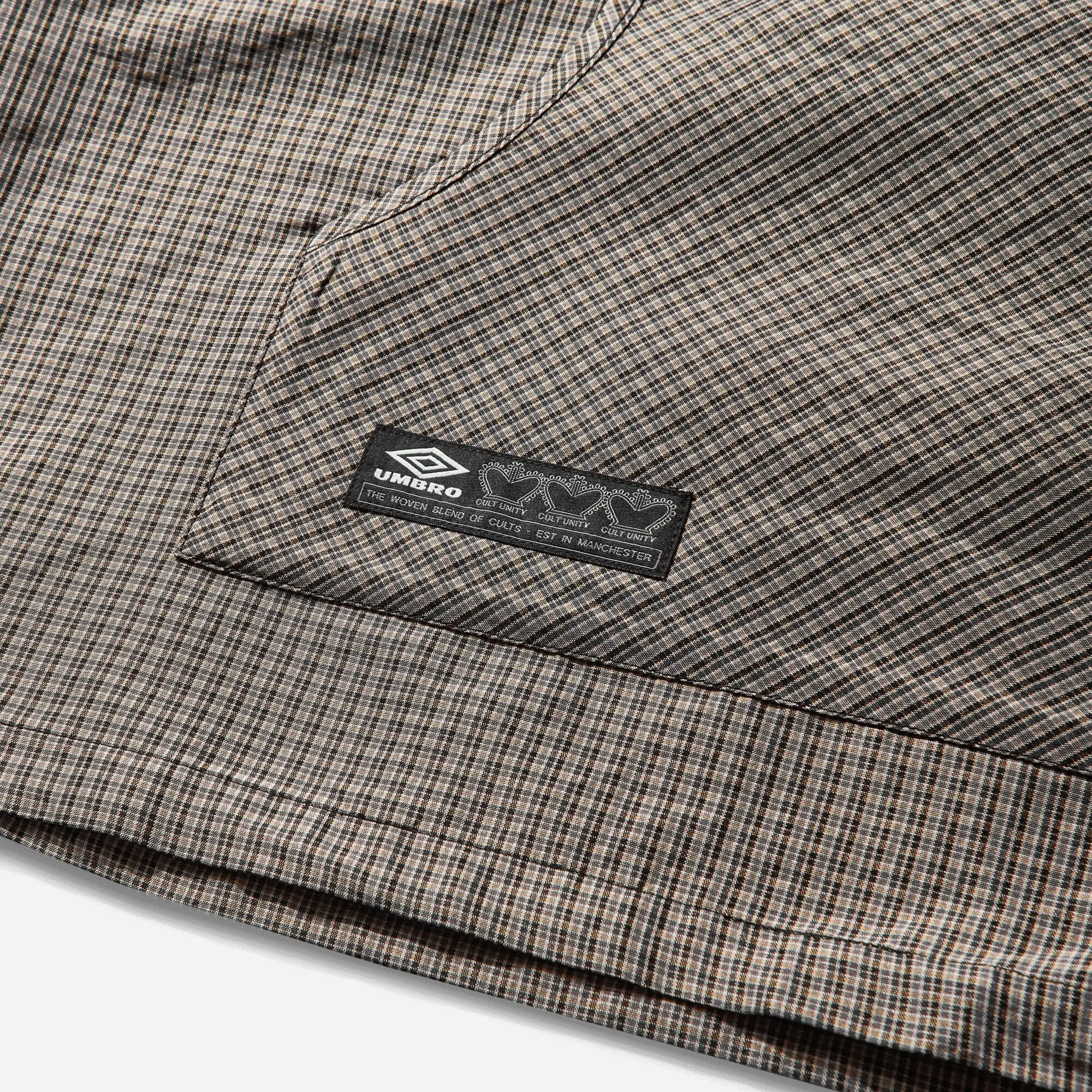 UMBRO Masked Check Anorak 'Beige' - WUNDER