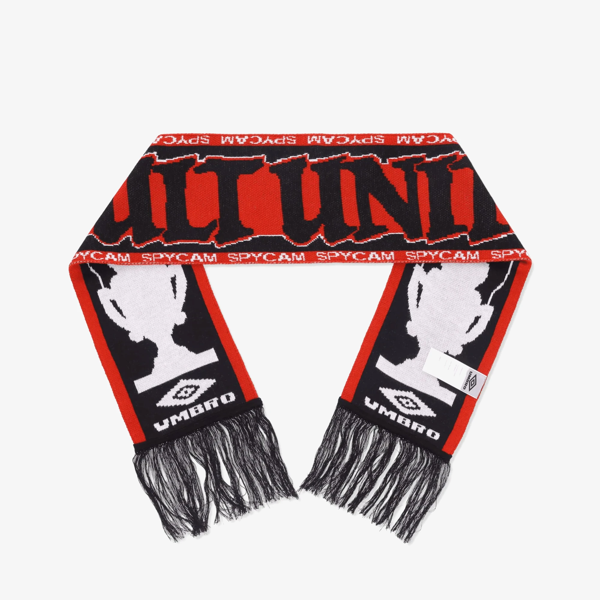 UMBRO Cult Unity Scarf 'Black Red' - WUNDER