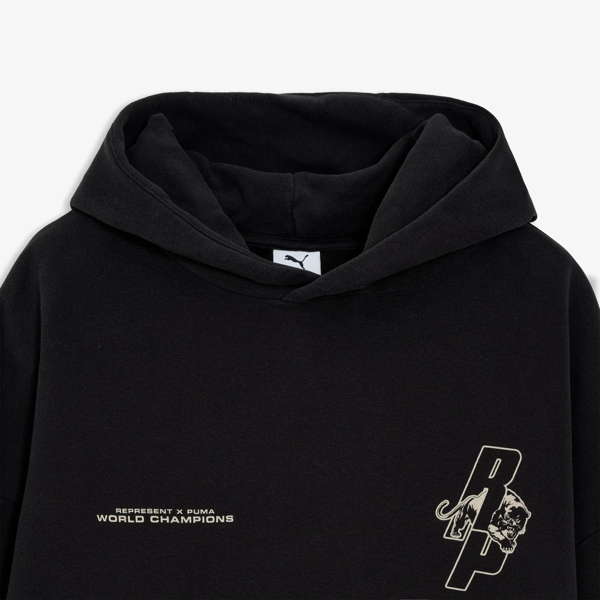 PUMA x REPRESENT Oversized Hoodie 'Black' - WUNDER
