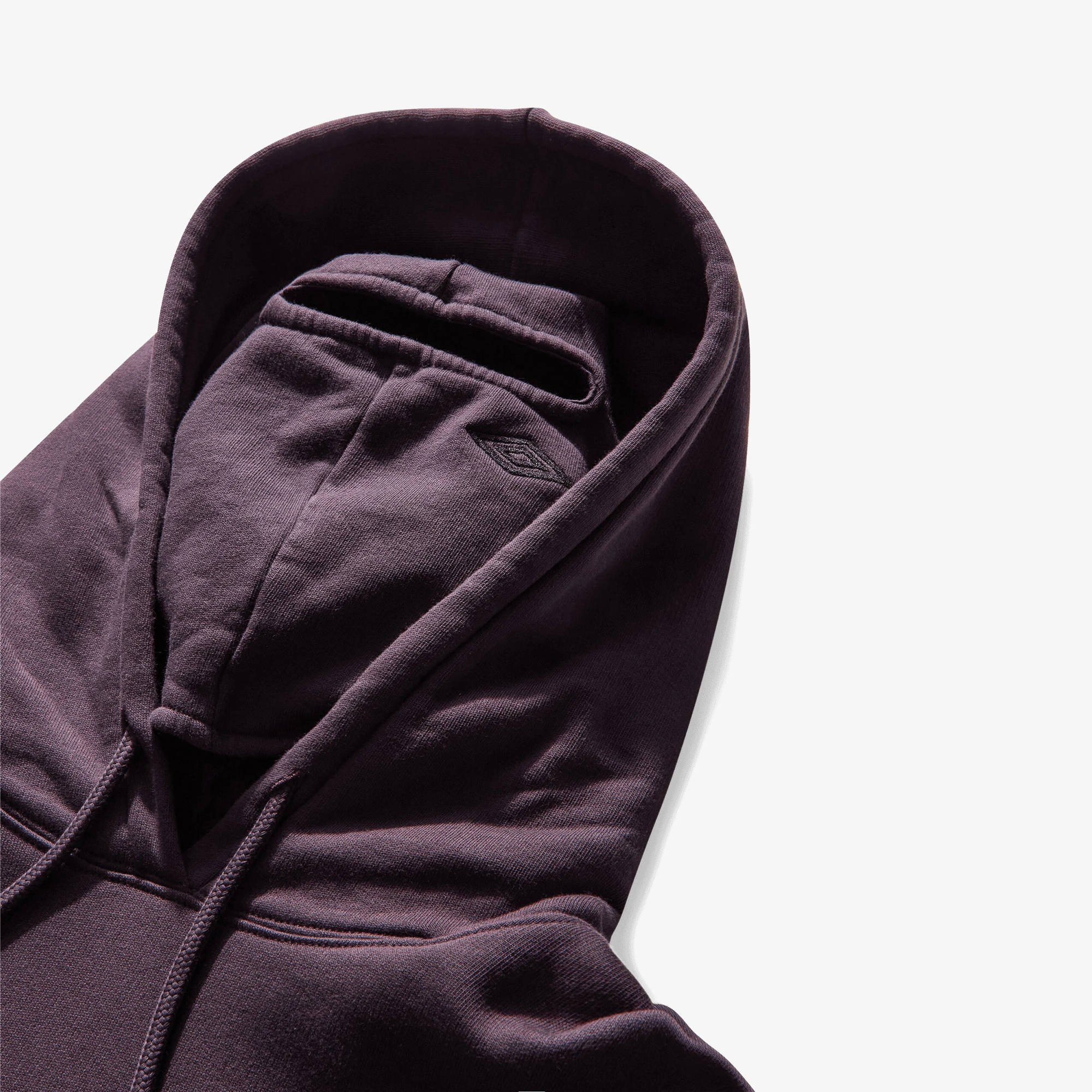 UMBRO Og Logo Mask Hoodie 'Dark Purple' - WUNDER