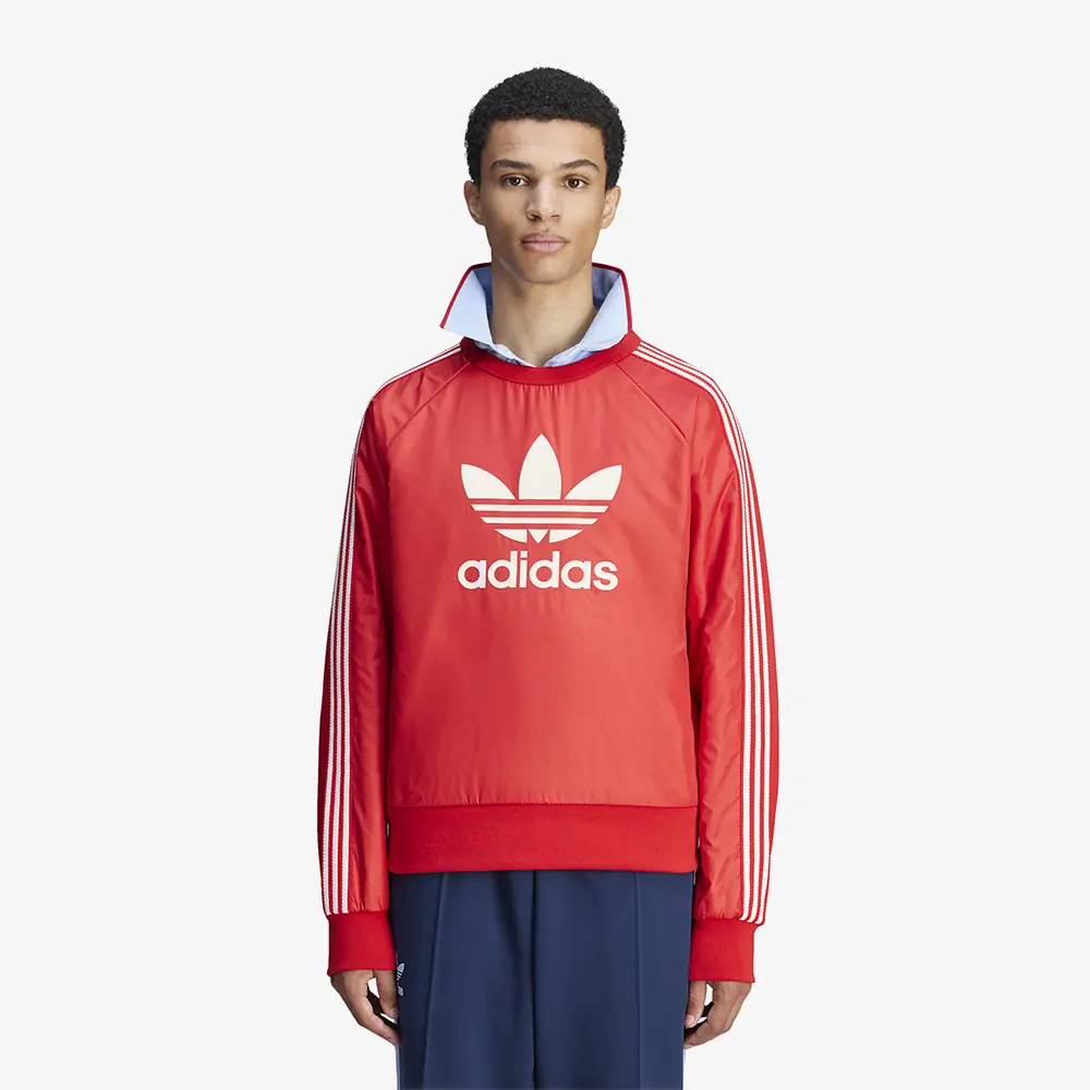 Wales Bonner x adidas Nylon Crew Jersey 'Better Scarlet' - WUNDER