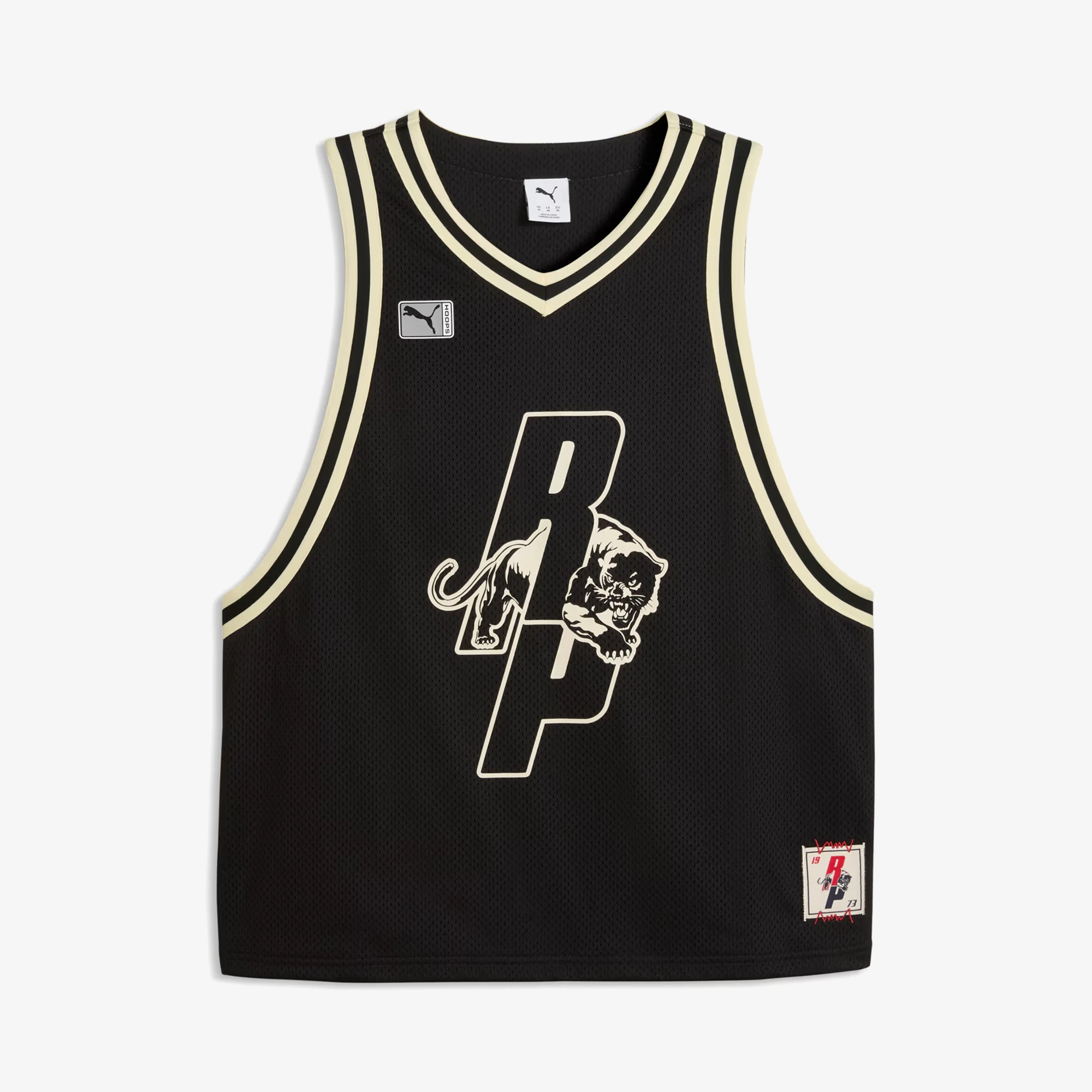 PUMA x REPRESENT Graphic Jersey Top 'Black' - WUNDER