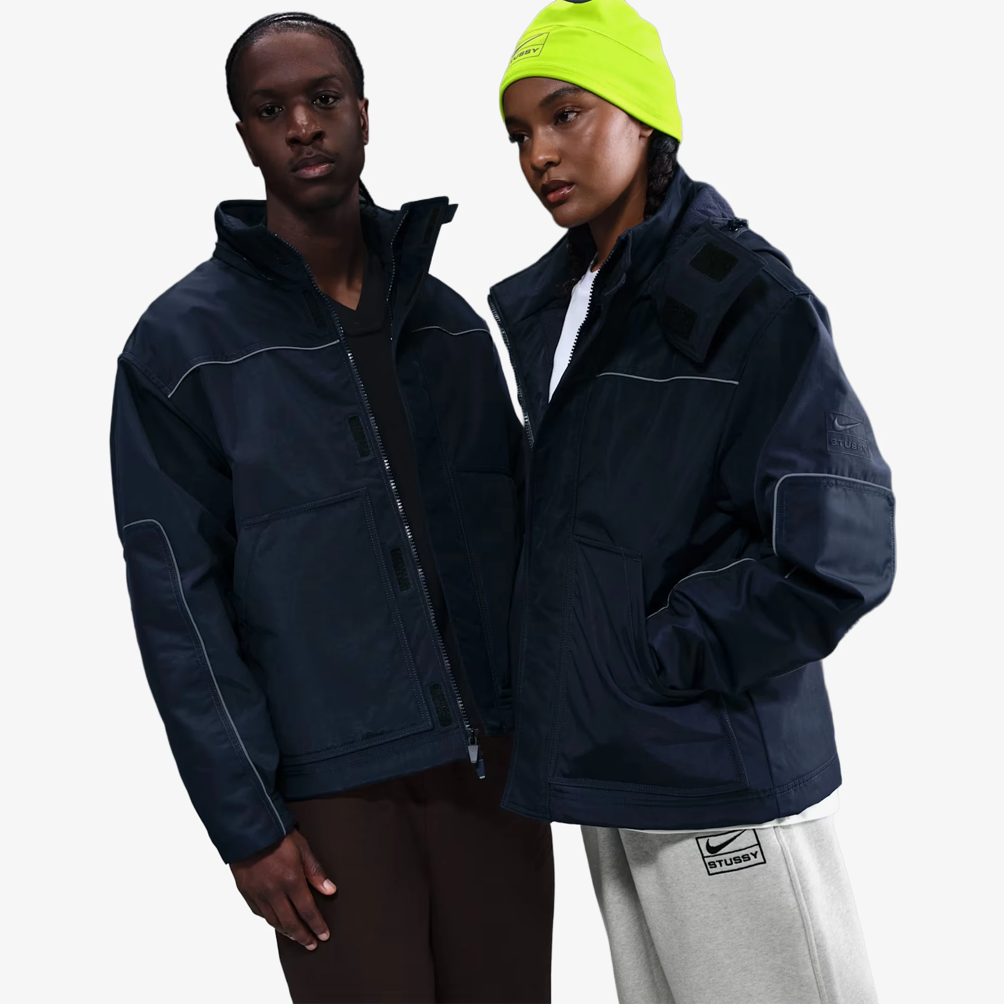 Nike x Stussy Utility Hooded Jacket 'Navy' - WUNDER