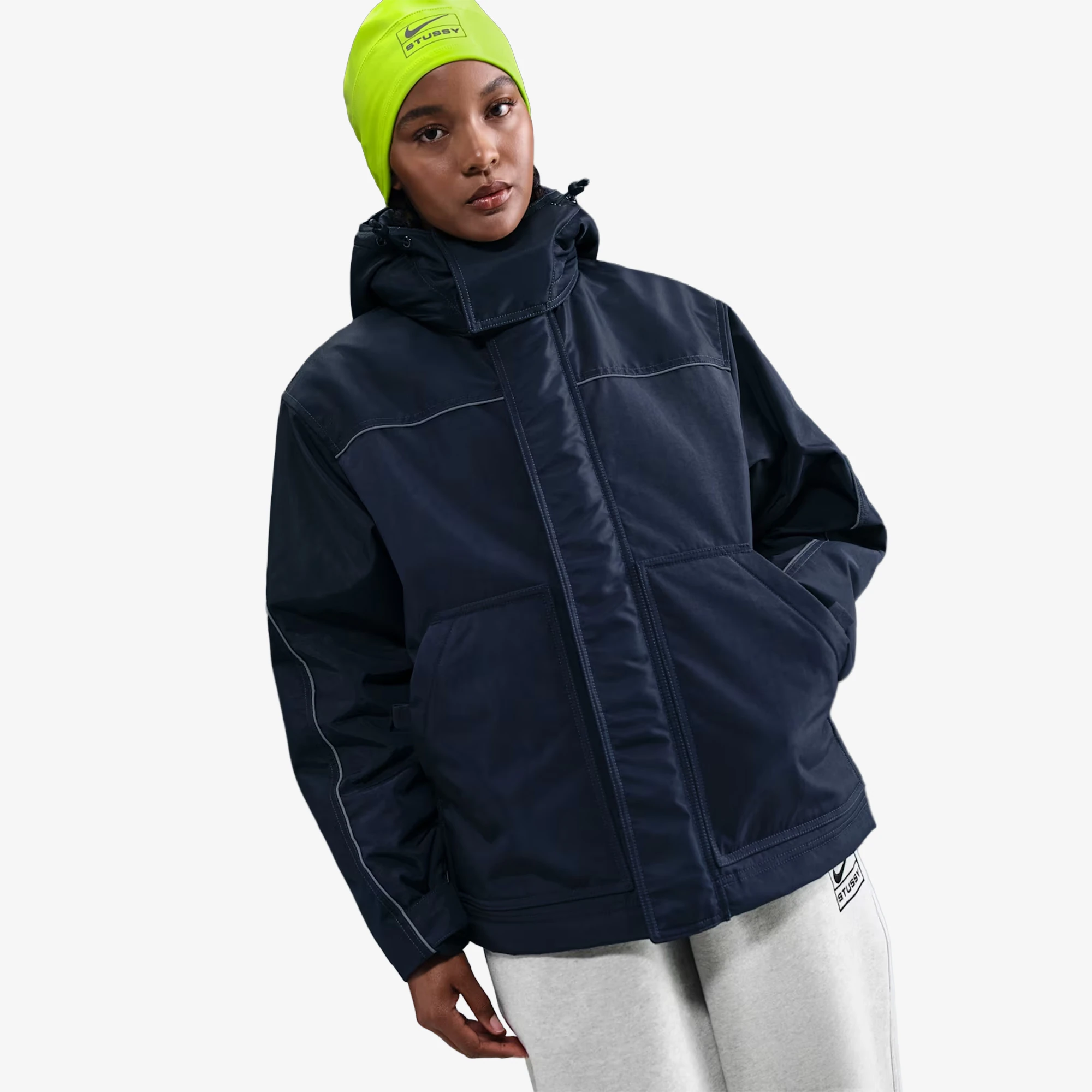 Nike x Stussy Utility Hooded Jacket 'Navy' - WUNDER