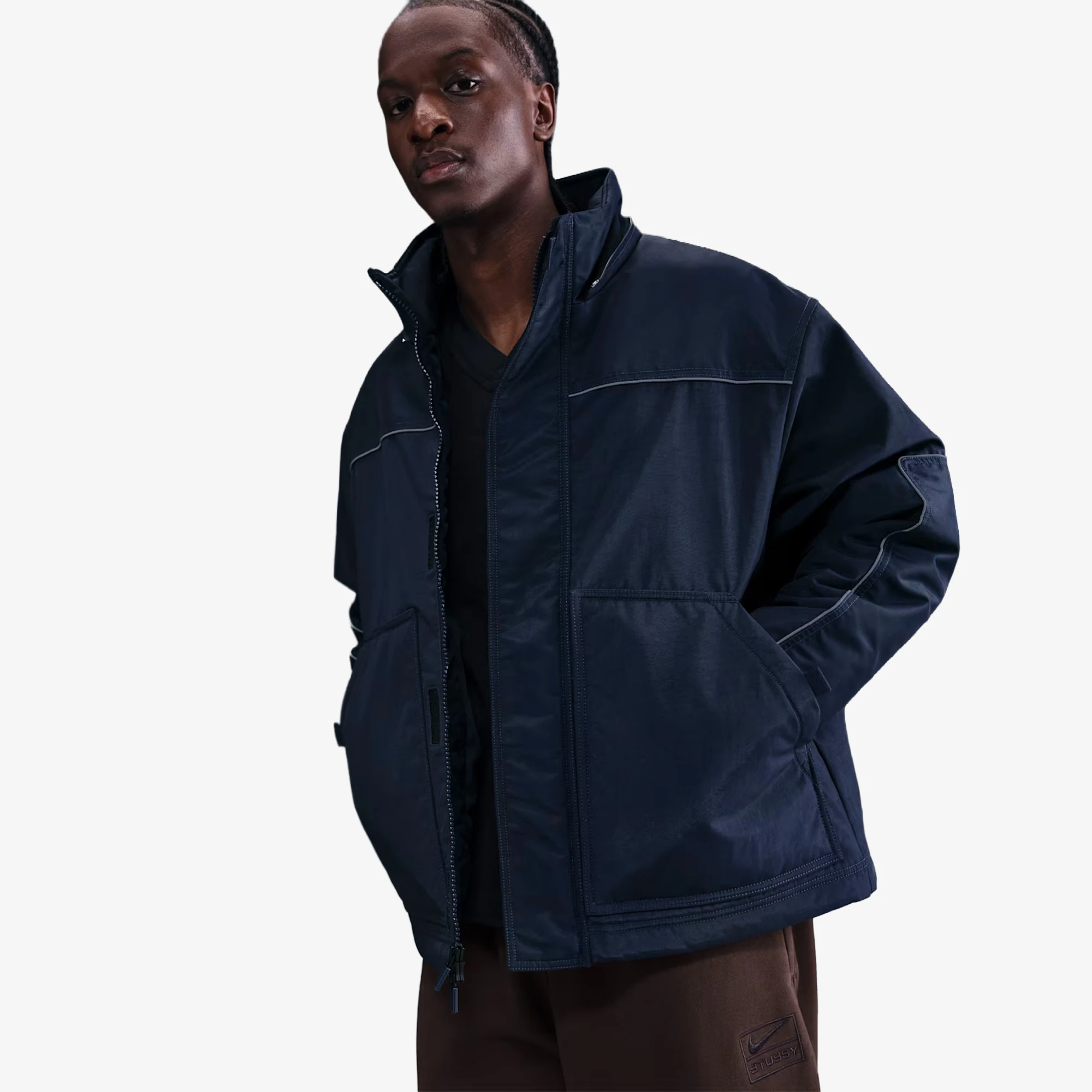 Nike x Stussy Utility Hooded Jacket 'Navy' - WUNDER