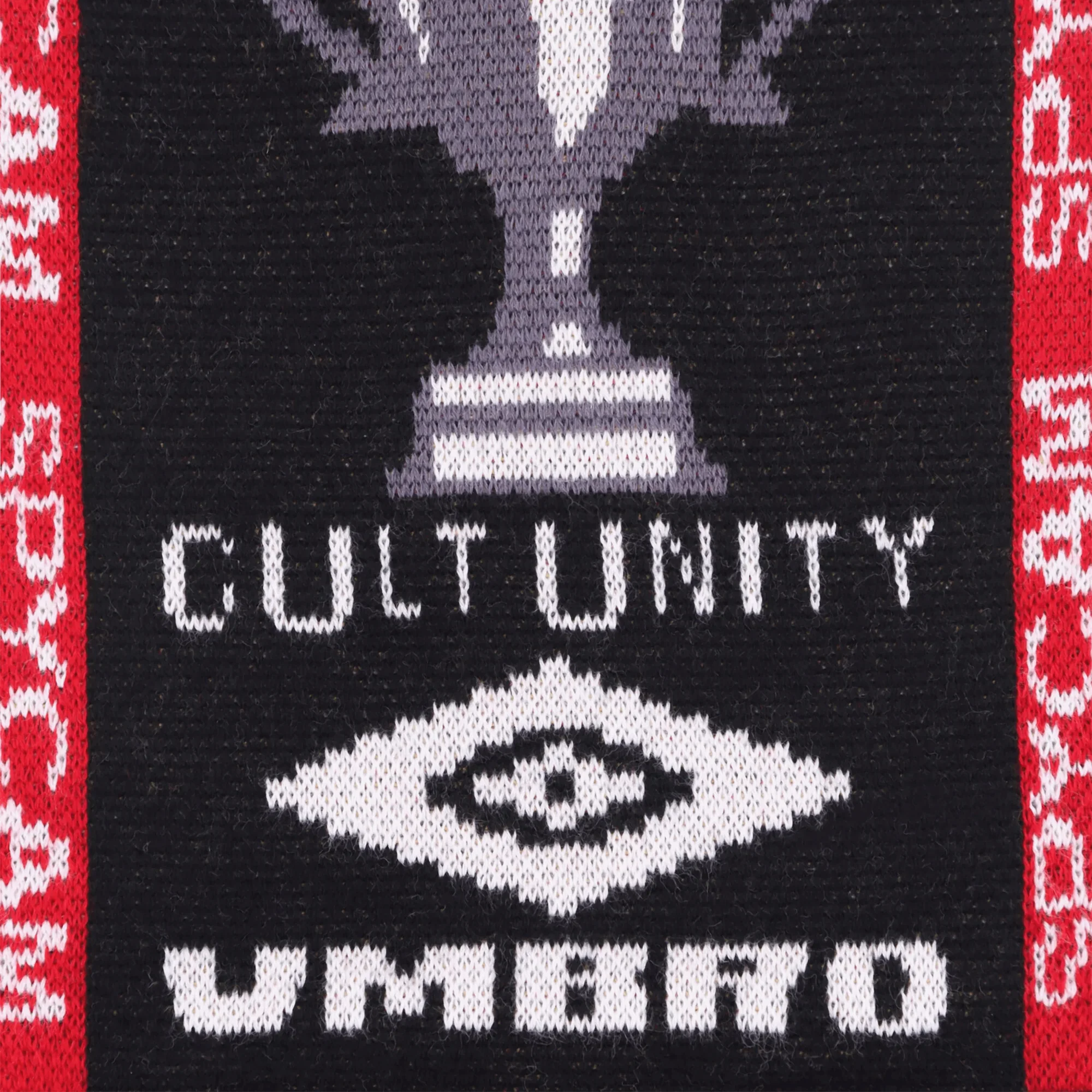 UMBRO Cult Unity Scarf 'Black Red' - WUNDER