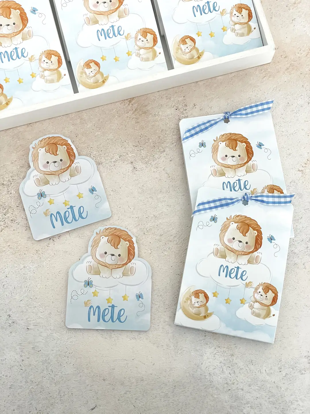 Kelebekli Aslan Pleksi Magnet ve Kılıfı