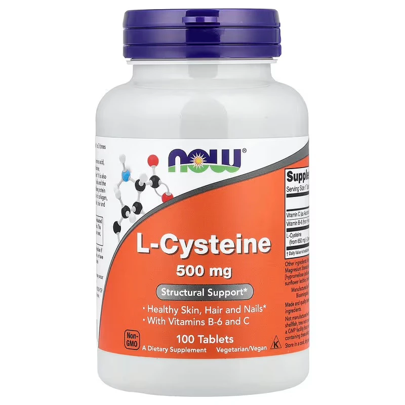 Now FoodsL-Cysteine, 500 mg, 100 Tablets