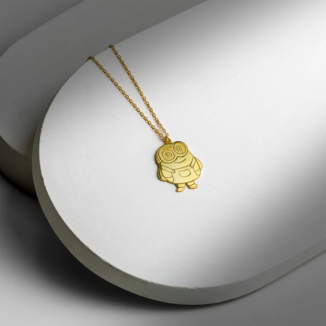 925 Sterling Silver Minion Necklace | Diems Design