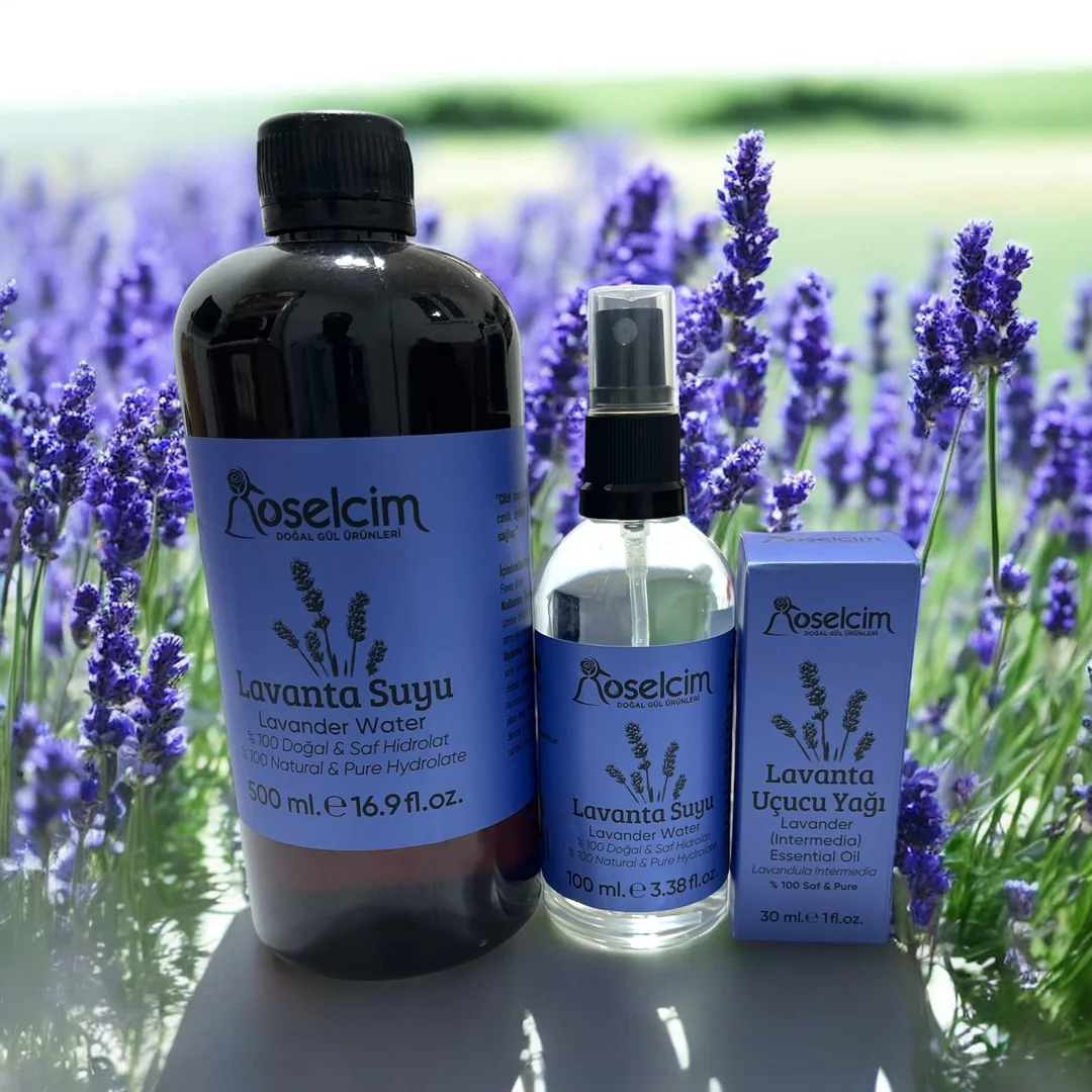 Lavanta Seti (500+100 ml Doğal Lavanta Suyu, 30 ml Saf Lavanta Yağı)