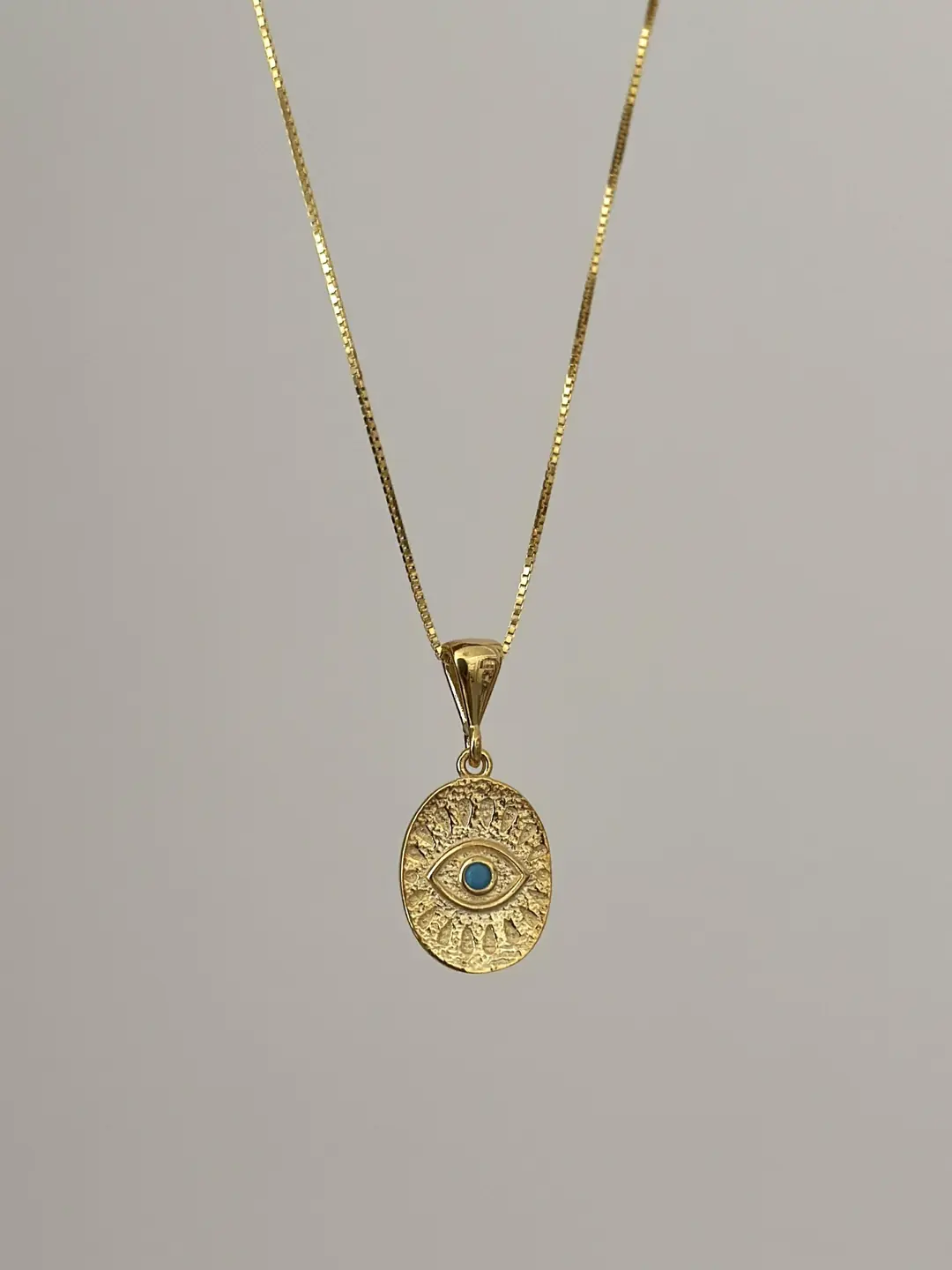 Antik Turkuaz Göz Kolye | 925 Gümüş