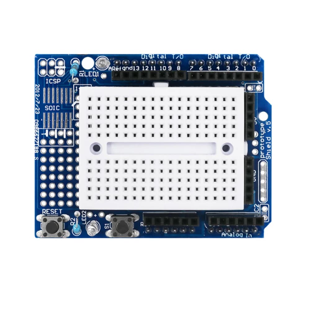 Mini Breadboardlu Arduino UNO R3 Proto Shield Kiti