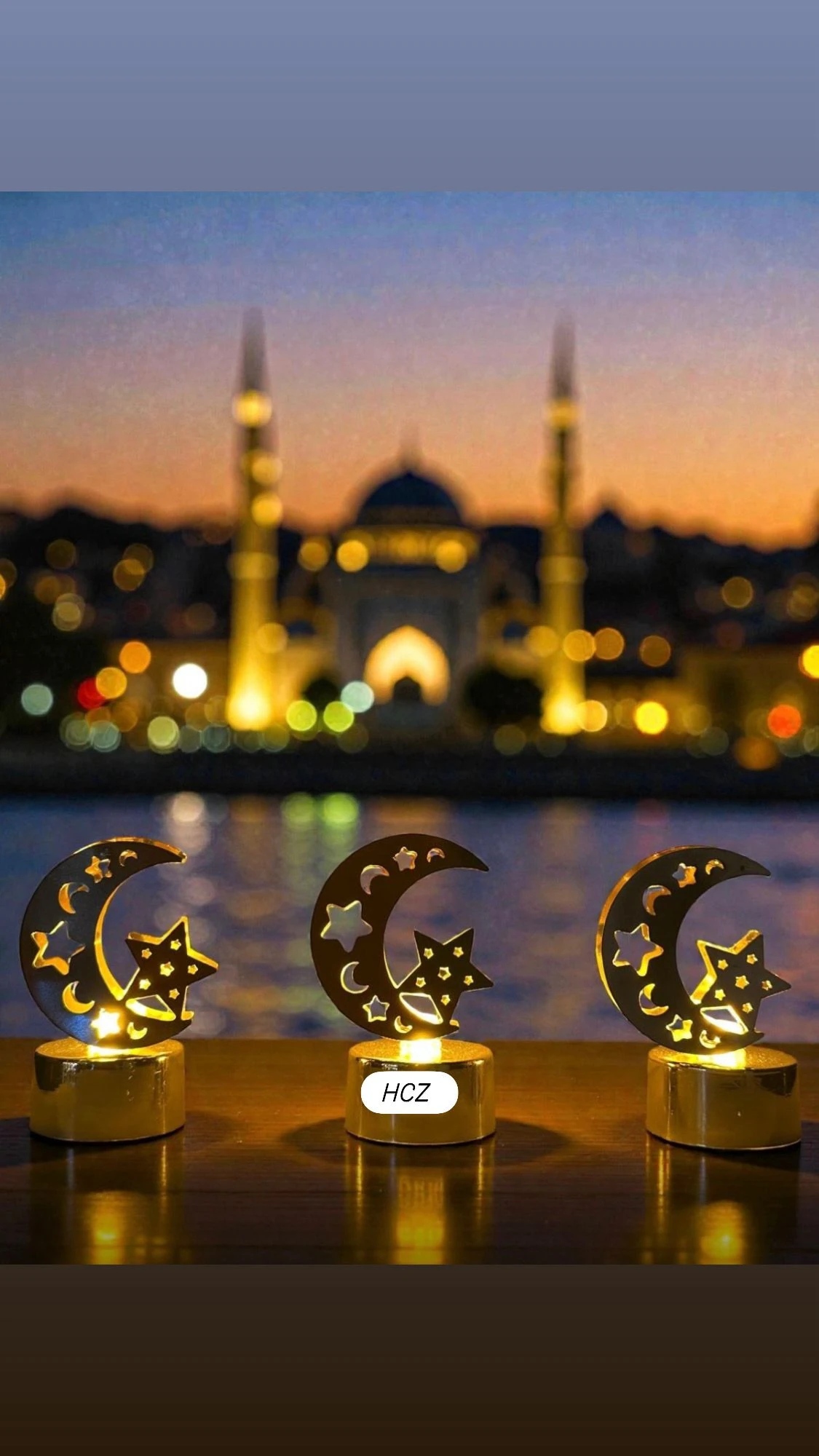 LED Ramazan Mumu – Ay Yıldız Model
