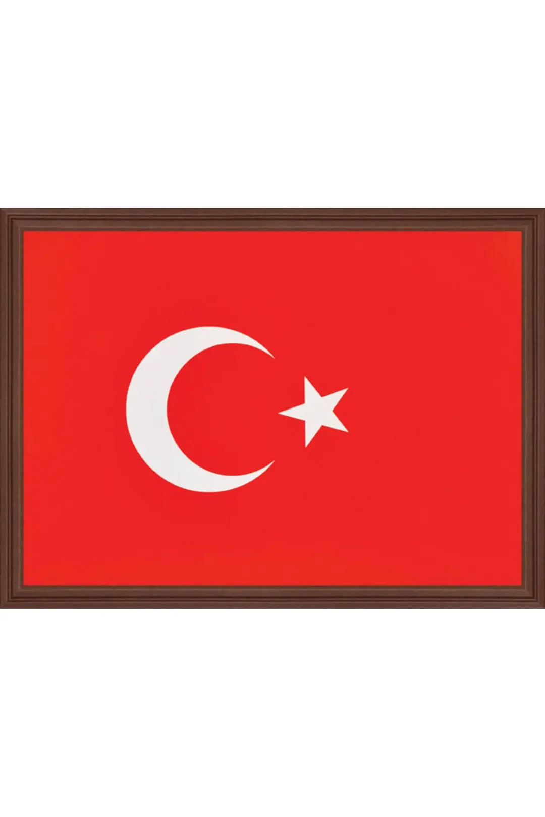 20x30 Cm Mdf Çerçeveli Türk Bayrağı Tablo Atatürk Köşesi