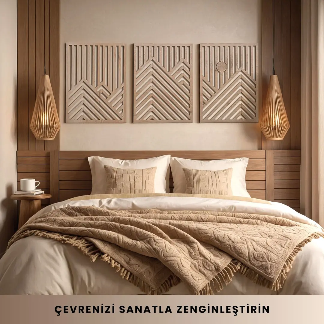 MODERN AHŞAP TABLOLAR