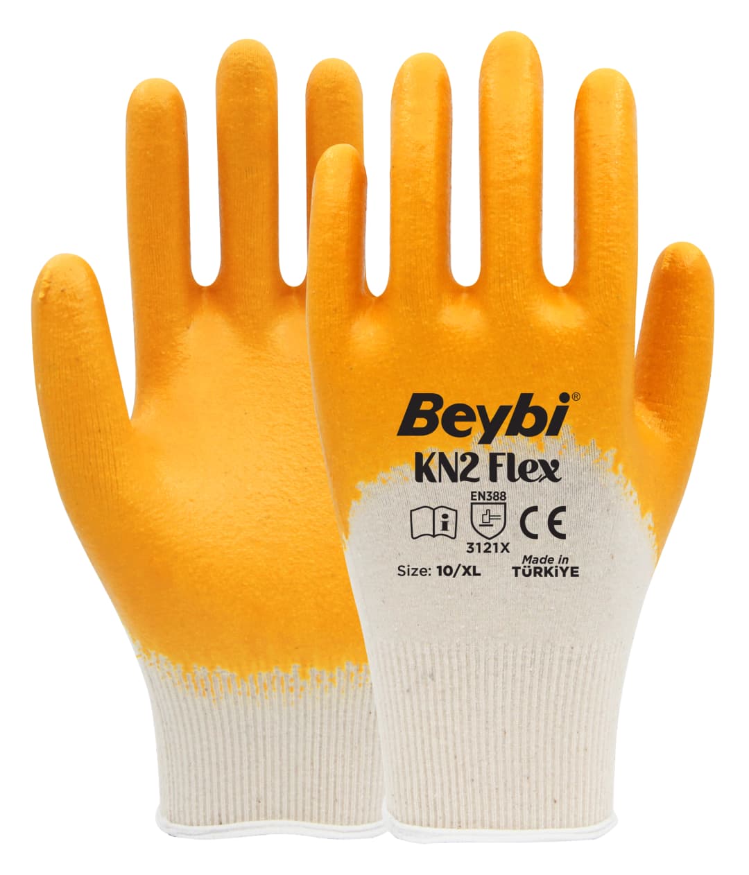 Beybi KN2 Flex Pamuk Likralı Örme Eldiven - Usta Eldiven