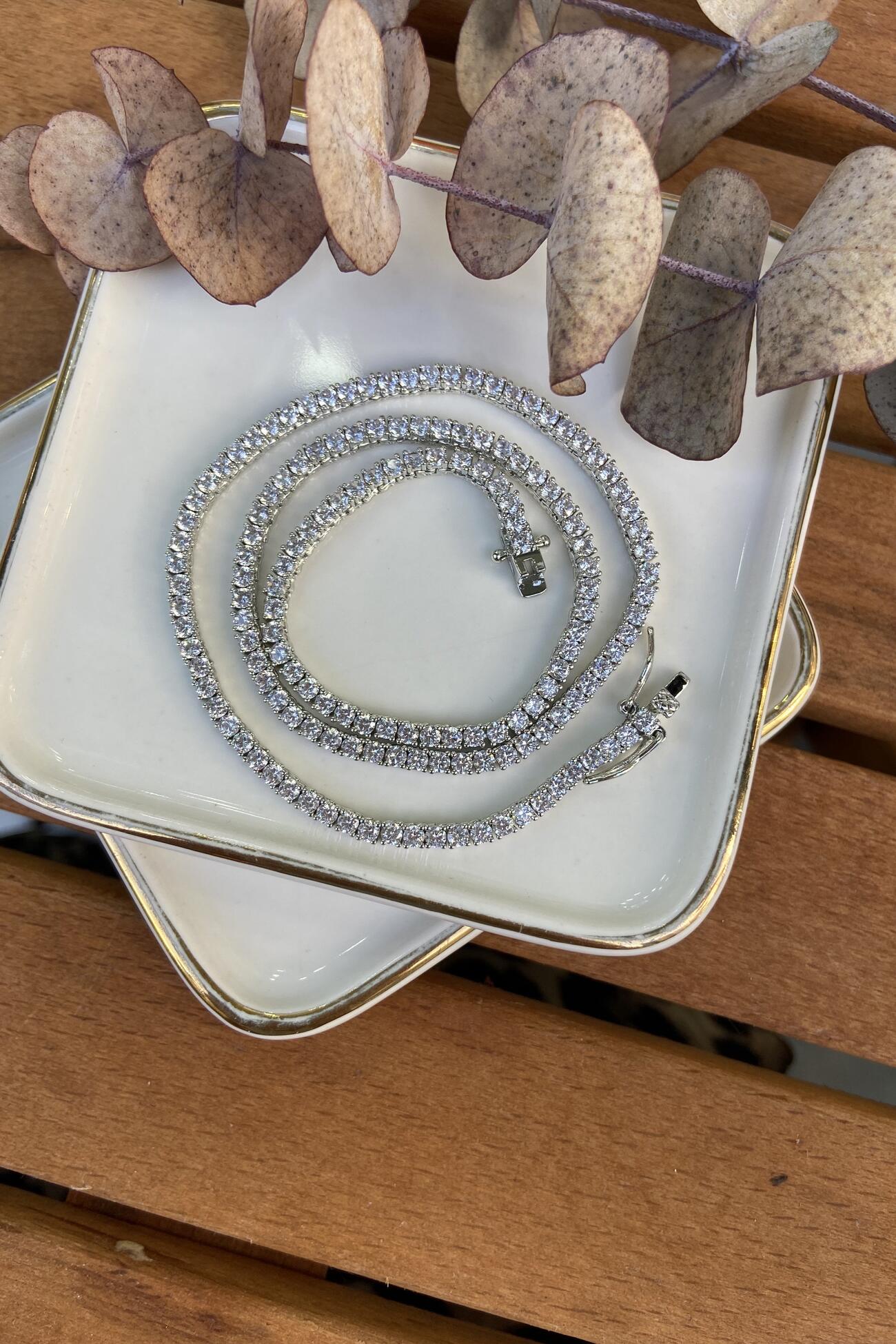 Döküm Su Yolu Kolye 2mm(40cm)