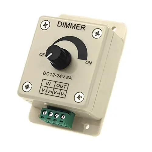 DC Dimmer 12V-24V LED Ayarlayıcı 5050 3528 LED Şerit için Manuel LED ...