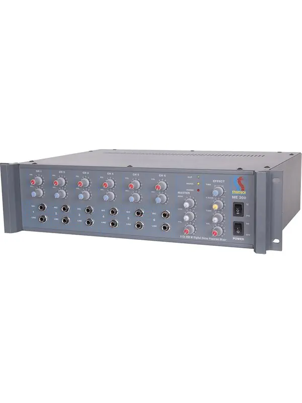 ME-200 Amfi 6 Girişli 200W Ekolu Mono Amplifikatör - startech - Ceta ...
