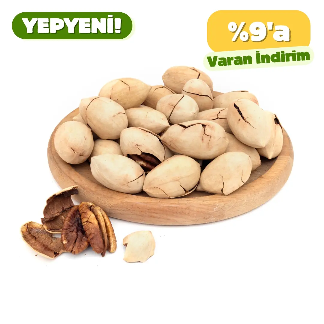 Kabuklu Kavrulmuş Pikan Cevizi