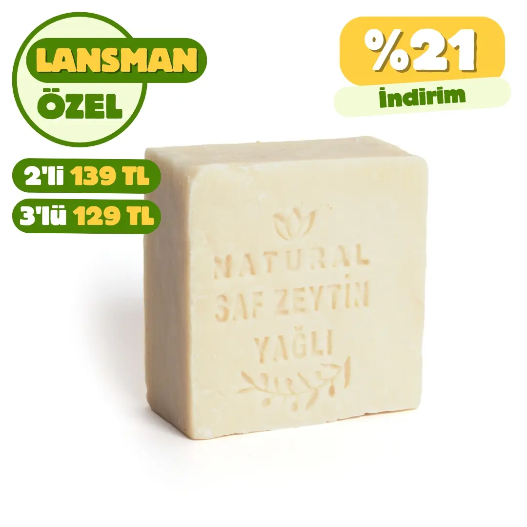 Natural Saf Zeytinyağlı Sabun